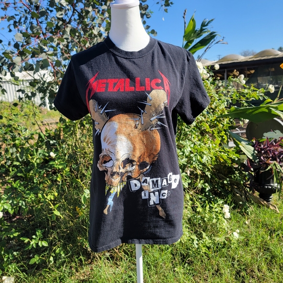 Metallica | Shirts | Metallica Damage Inc Tour Band Tee Tshirt Metal ...